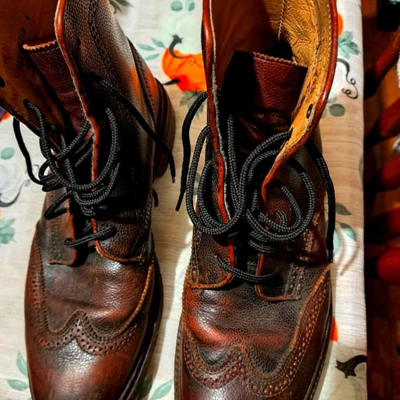 Frye | Shoes | Rare Vintage Mens Frye Boots With Wingtip Detail | Poshmark
